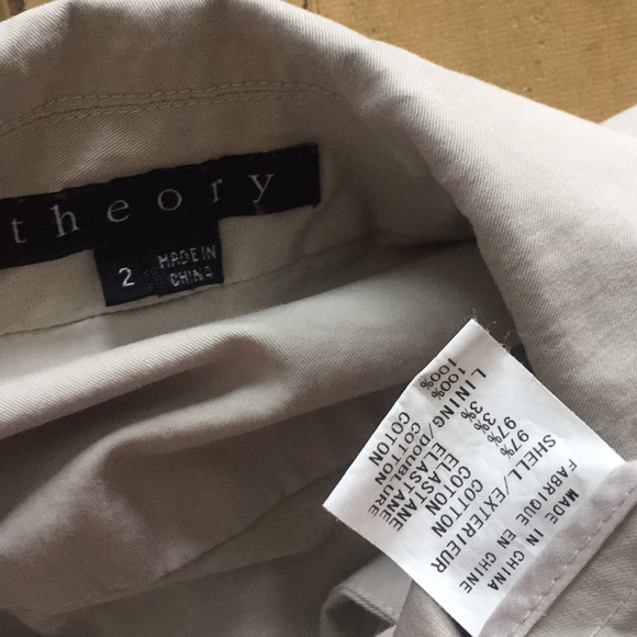 Theory | Jackets & Coats | New Theory Brand Neutral Tan Stretch Fitted ...